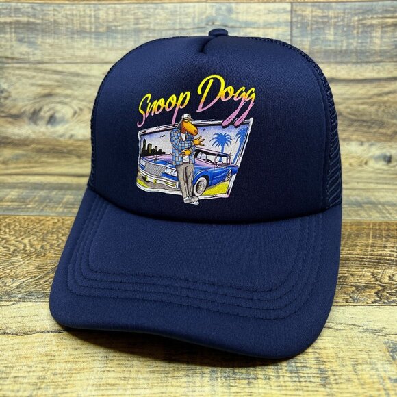 Retro | Accessories | Snoop Dogg Joe Cool Unisex Trucker Hat Navy ...